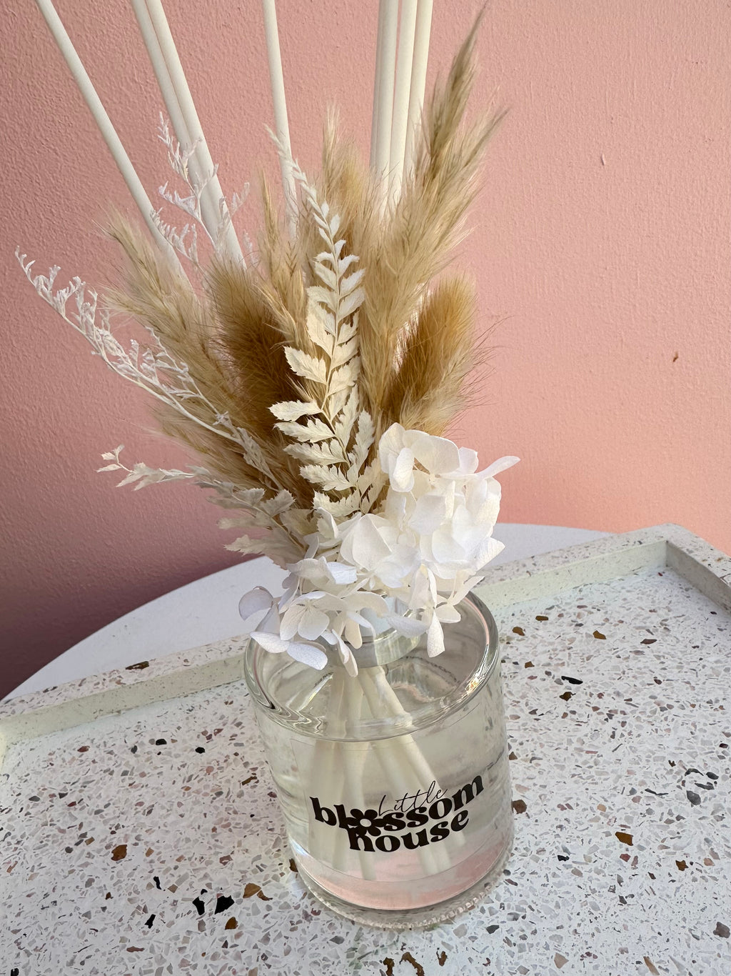 Reed Diffuser with Dried Flowers – Little Blossom House
